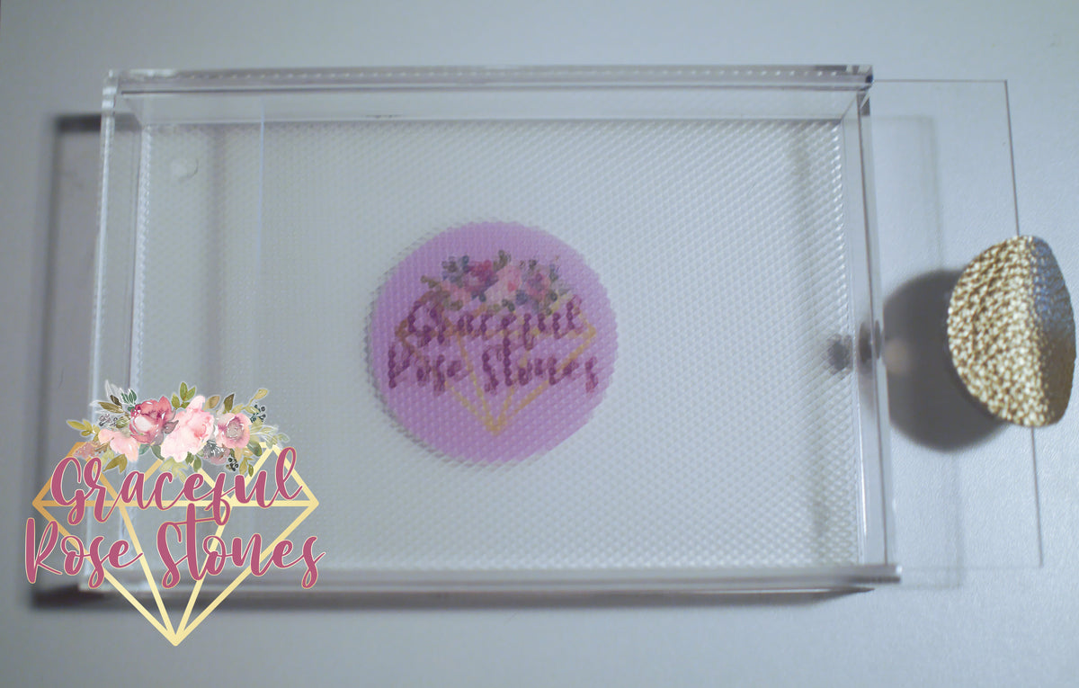 Flip 'N Store Rhinestone Flipper and Tray – Graceful Rose Stones